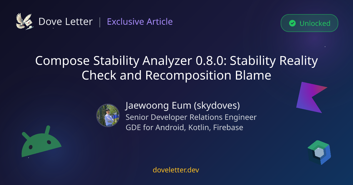 Compose Stability Analyzer 0.8.0: Stability Reality Check and ...